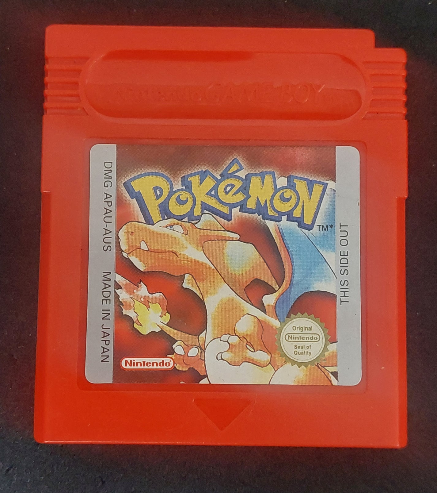 Nintendo Gameboy Cartridge - POKEMON RED CHARIZARD- VGC Tested AUS PAL ...