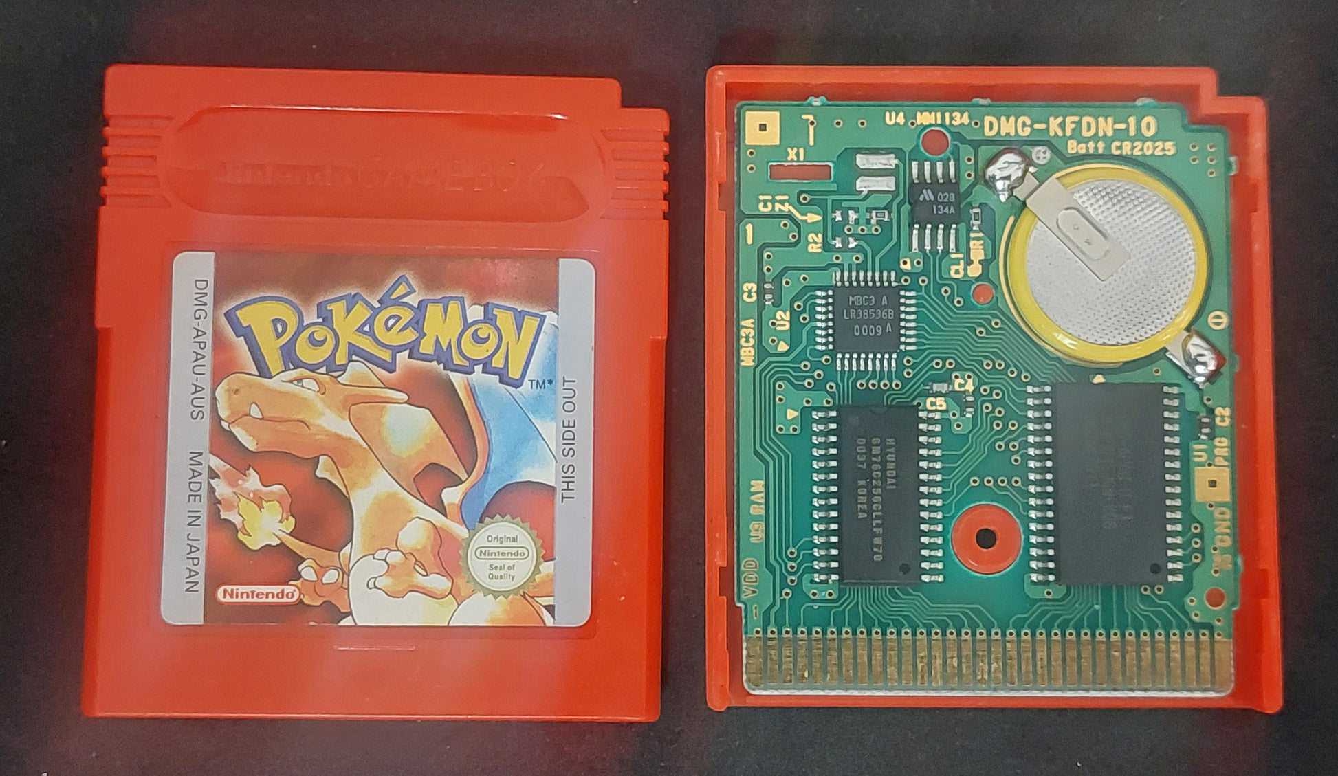 Nintendo Gameboy Cartridge - POKEMON RED CHARIZARD- VGC Tested AUS PAL ...