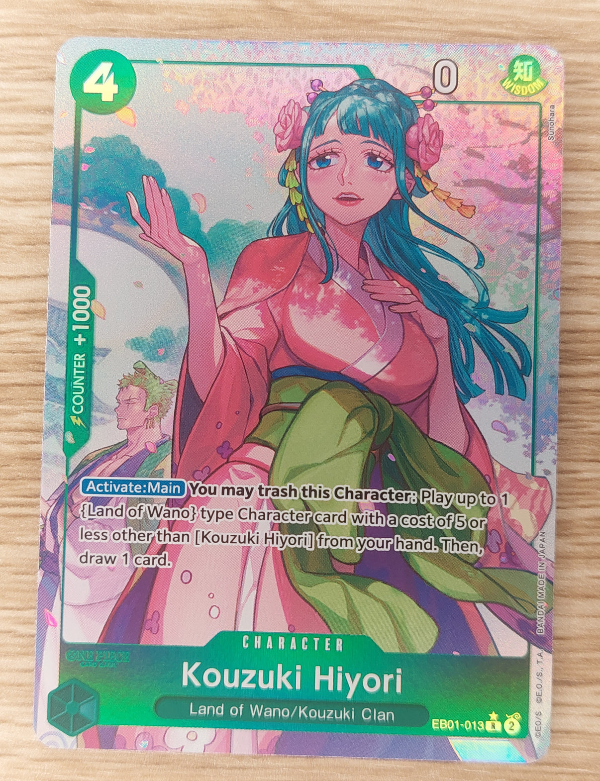 One Piece TCG - Kouzuki Hiyori Alt Art - EB01-013 - Memorial Collectio ...