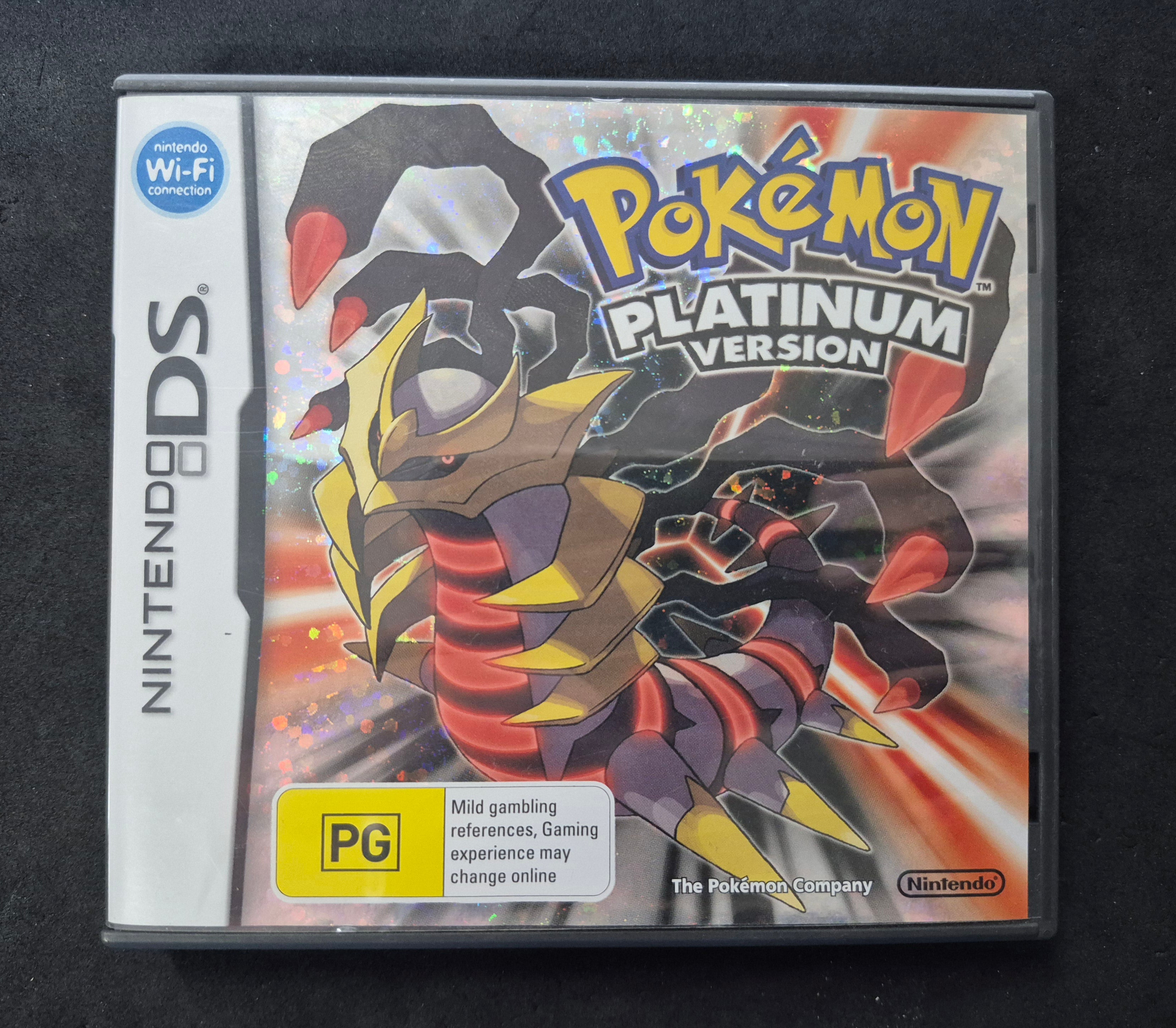 Nintendo Ds Pokemon Platinum Version In Case Tested Aus Pal