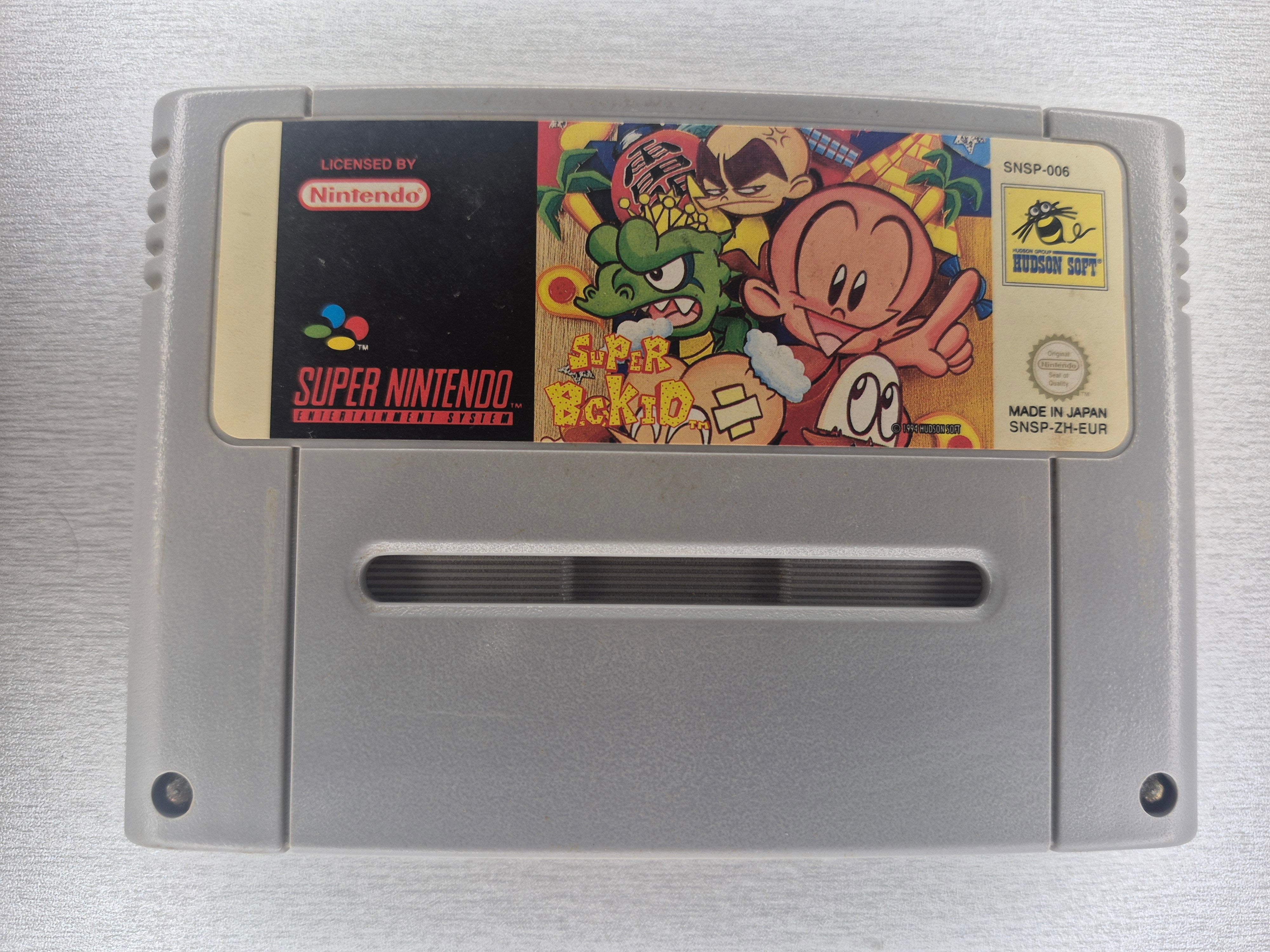 SNES Super Nintendo Super B.C. Kid - EURO PAL - Cart Tested – Boomerang ...