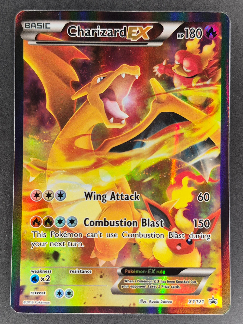 2016 Charizard EX XY121 - Black Star Promo - Pokemon Card - LP ...