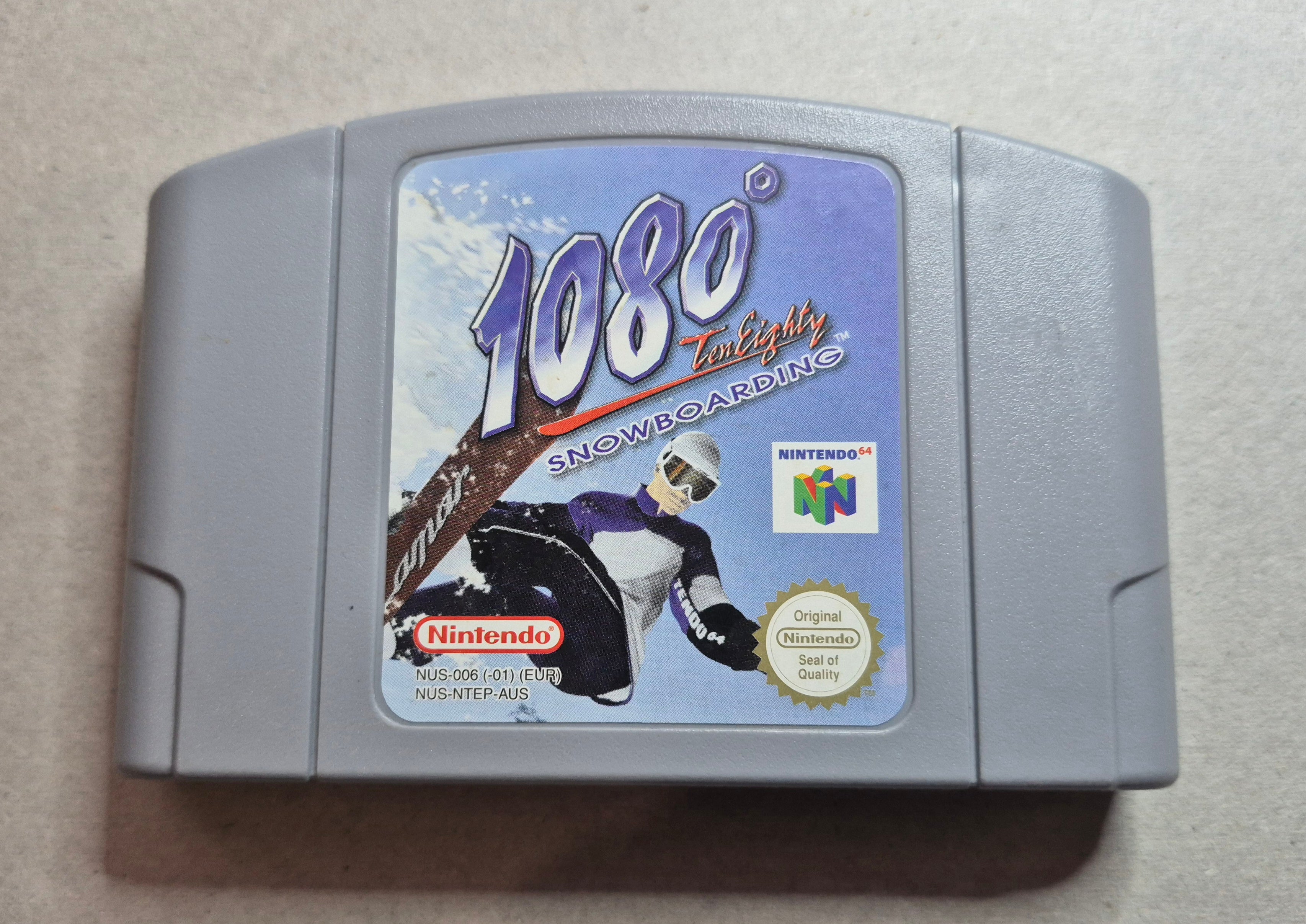 Nintendo N64 Game Cartridge "1080 Snow boarding" VGC New Save Battery ...