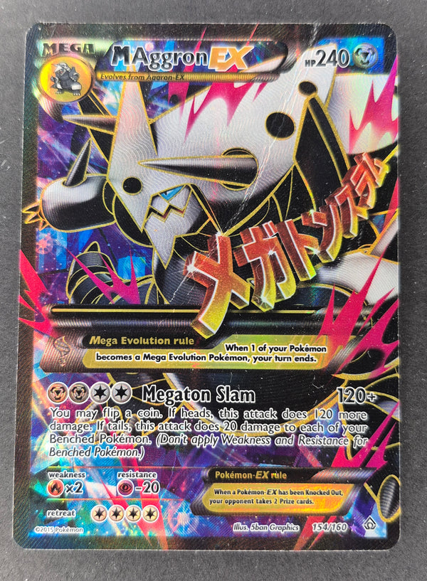 Pokemon TCG - Mega Aggron EX 154/160 Full Art Primal Clash HP ...